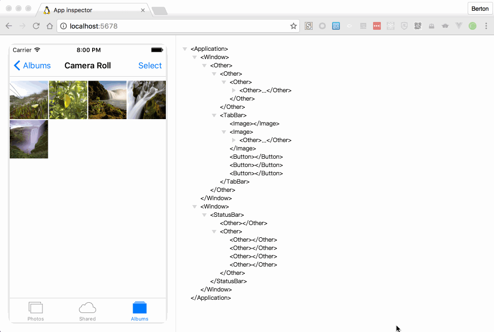 Macaca Inspector App元素定位神器 | Sutune